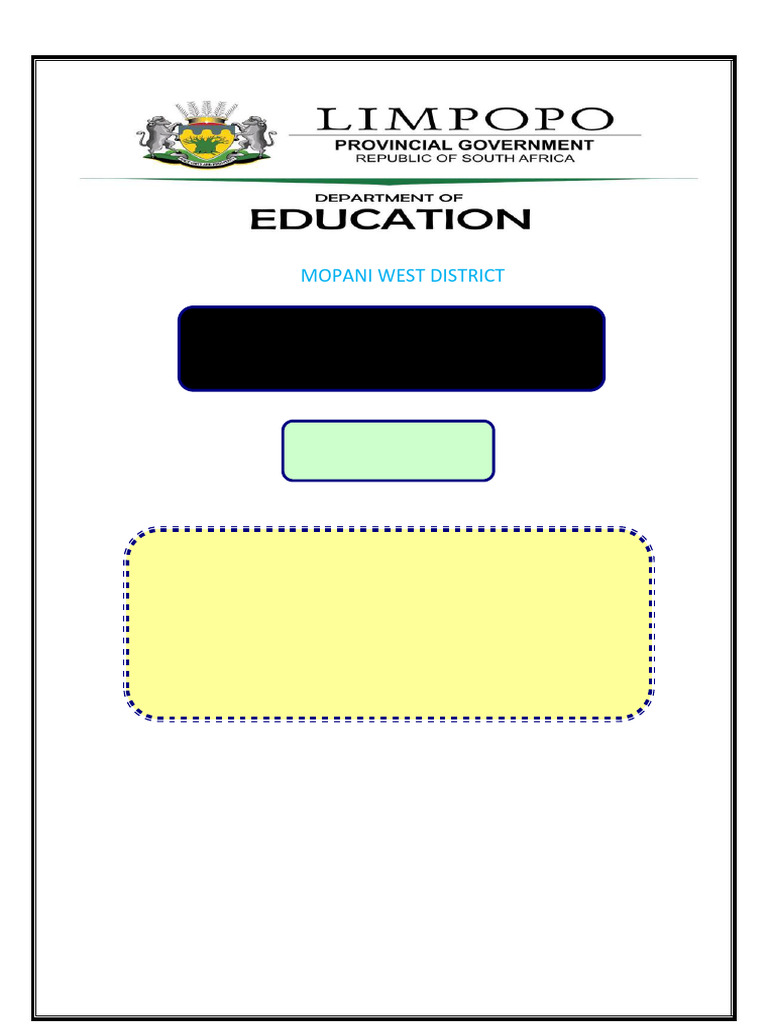 2024 04 18 MW LFSC Topic Test 4 Gr11 MG Eng | PDF | Photosynthesis ...
