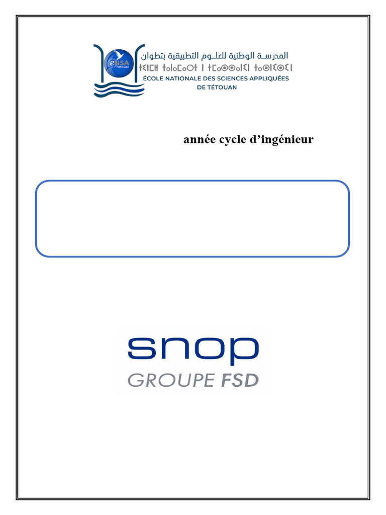 Rapport de Stage | PDF