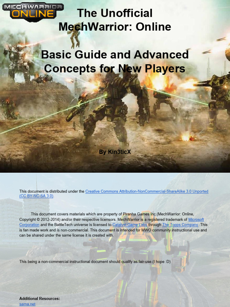 Kopie Von MWO Guide v1.52 (Shared) | PDF