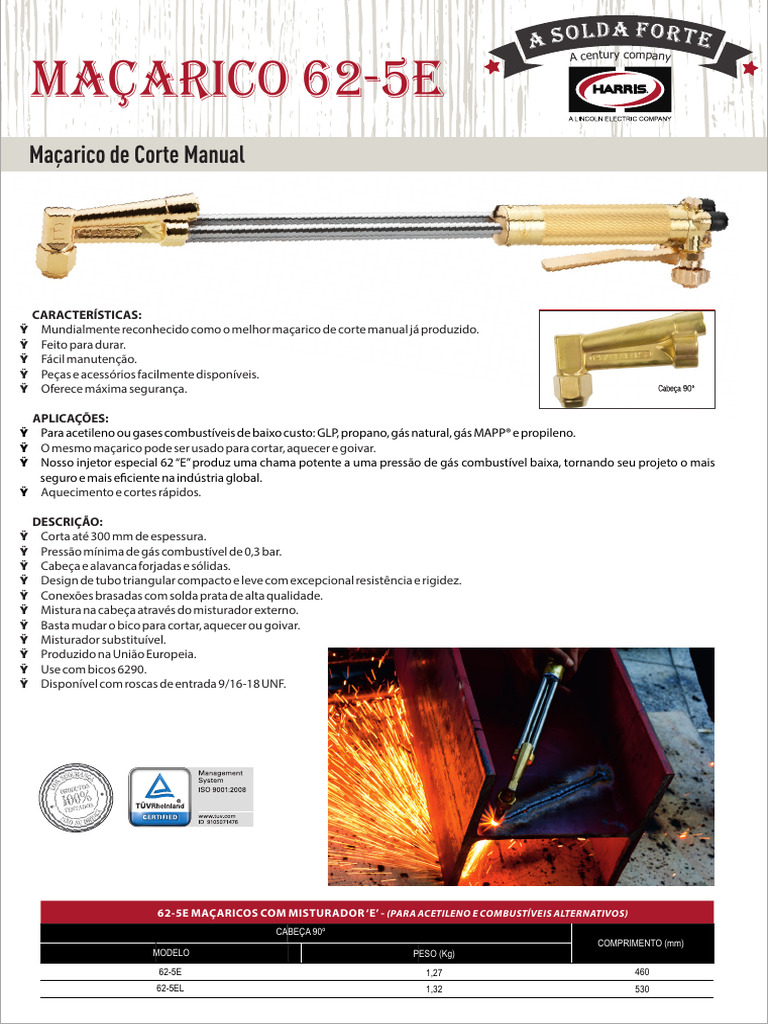 Maçarico 62 5 E | PDF