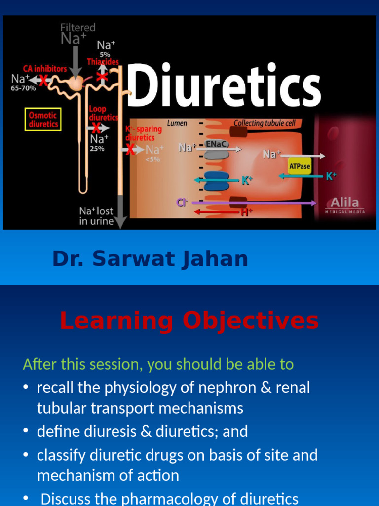 Diuretics Pharmacology | PDF