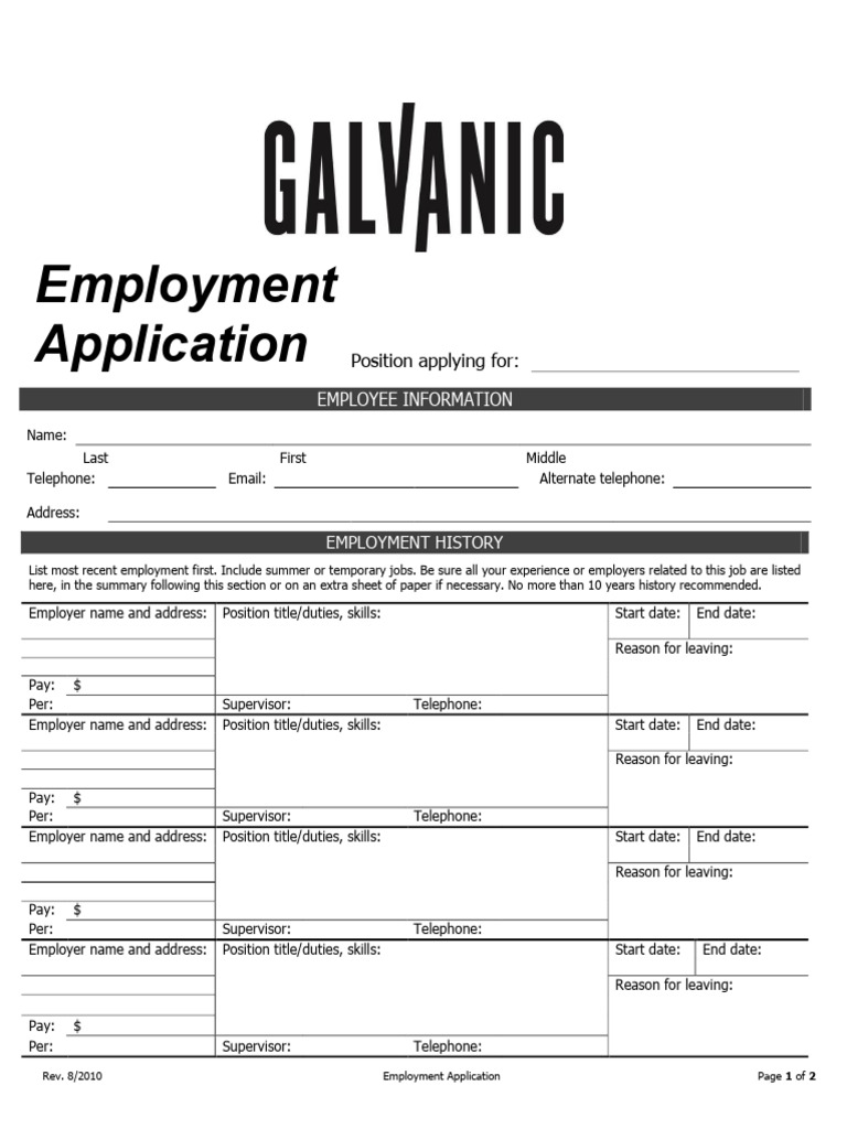 Application Galvanic | PDF