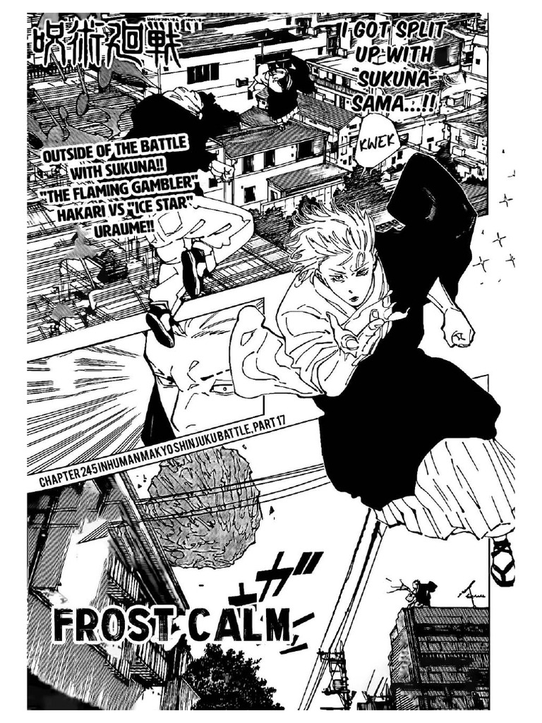 Chapter 255 JJK Manga | PDF