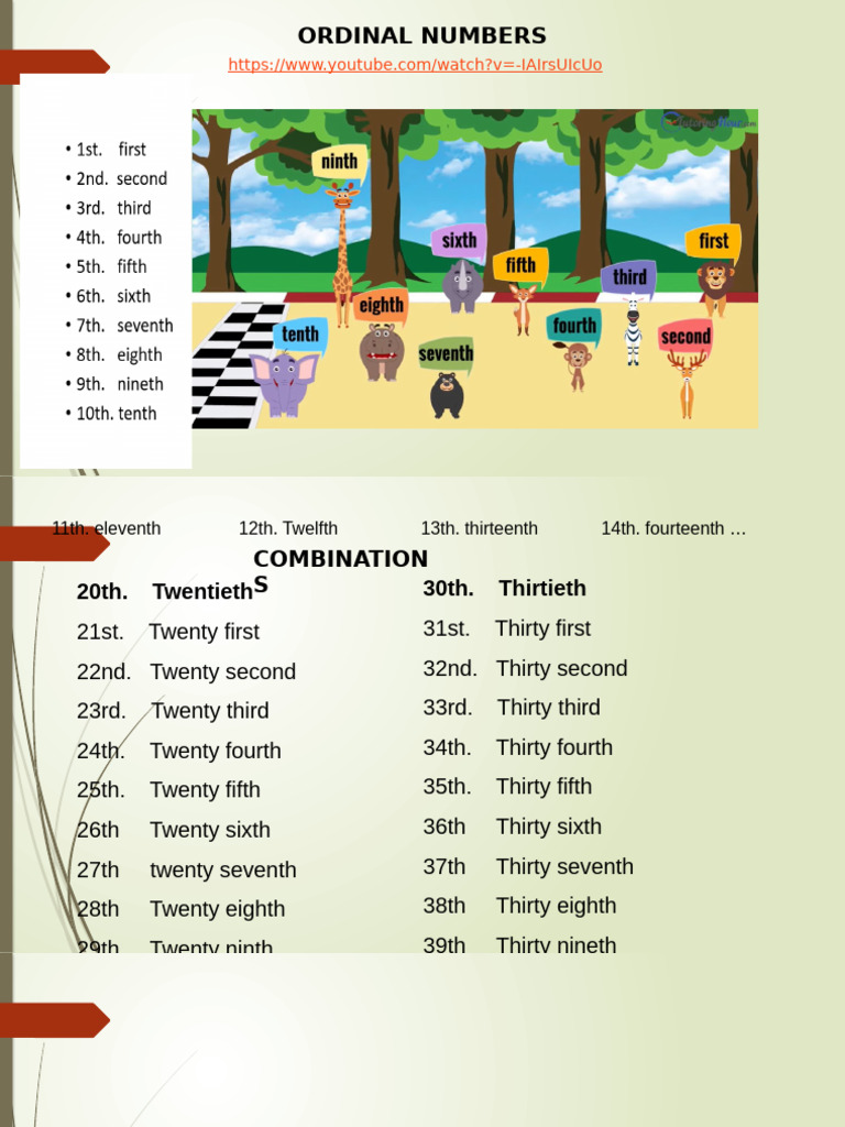 Ordinals Numbers Final | PDF
