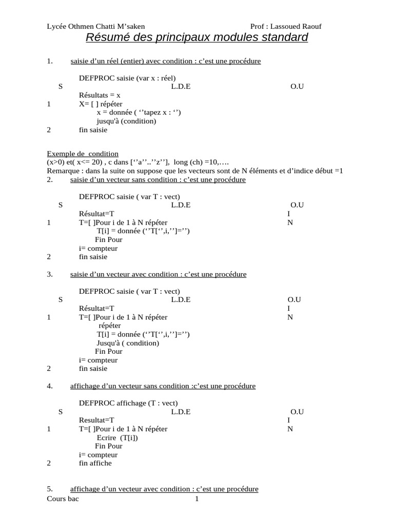 Modulestandards | PDF