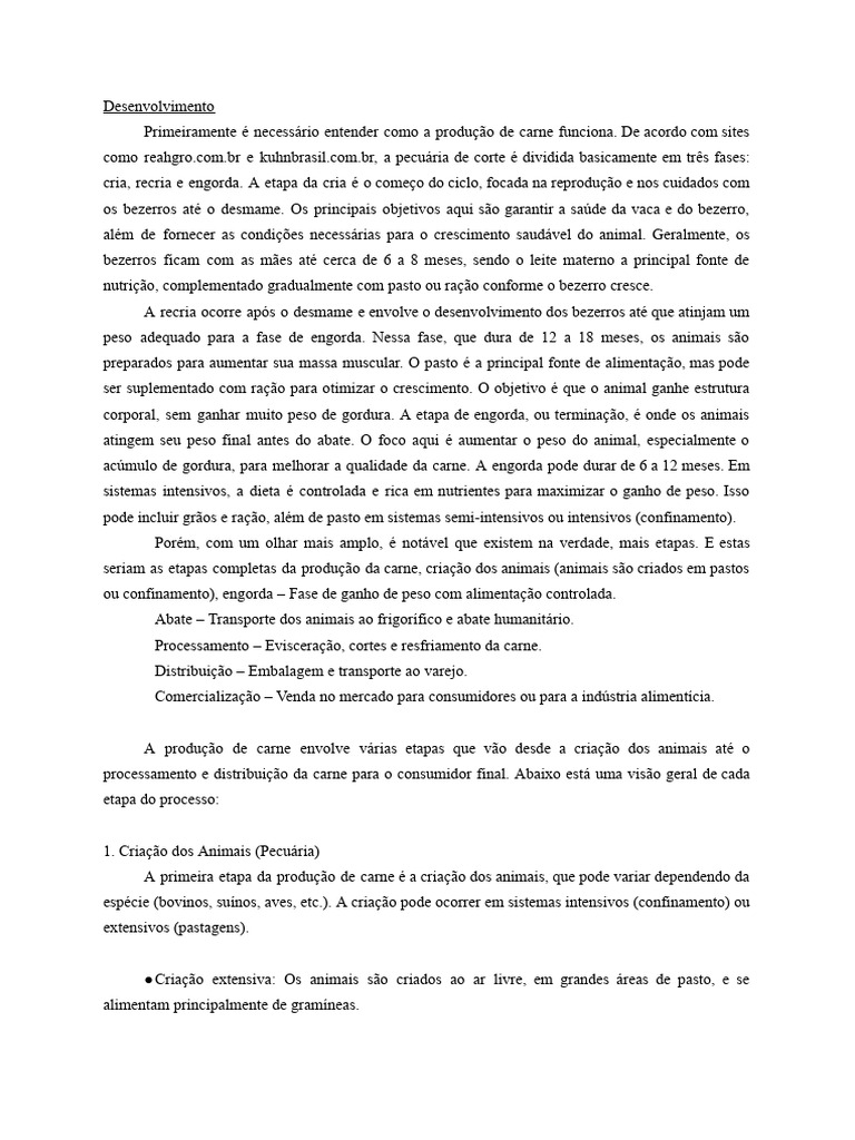 Desenvolvimento | PDF