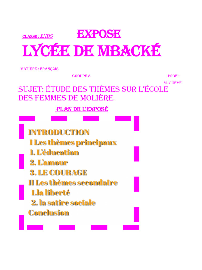 Exposé Groupe 3 | PDF