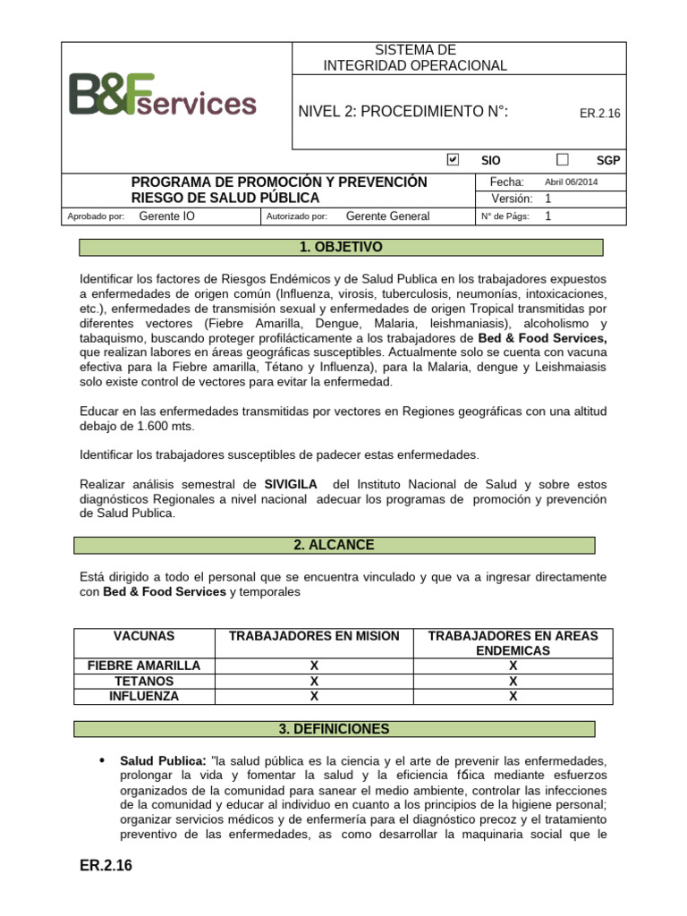 PROGRAMA DE PROMOCION Y PREVENCION RIESGO DE SALUD PUBLICA | PDF PROGRAMA DE PROMOCION Y PREVENCION RIESGO DE SALUD PUBLICA | PDF