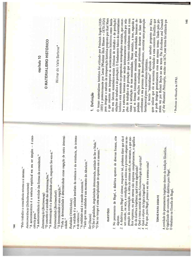 O Materialismo Histórico | PDF