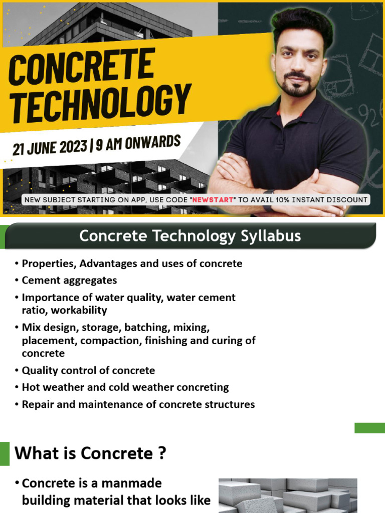 Concrete Technology Notes | PDF