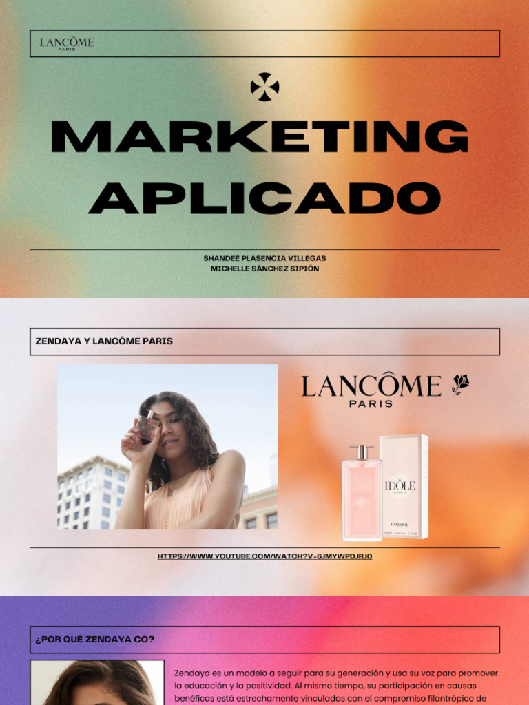 Marketing Aplicado Lancome | PDF