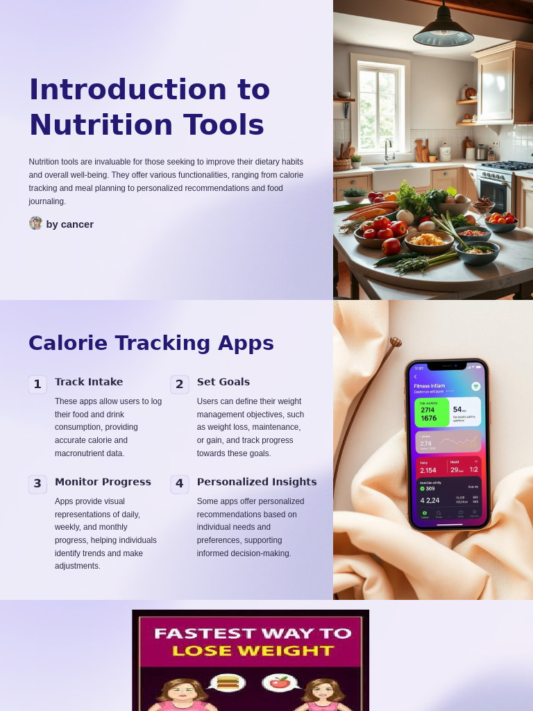 2. Introduction to Nutrition Tools | PDF