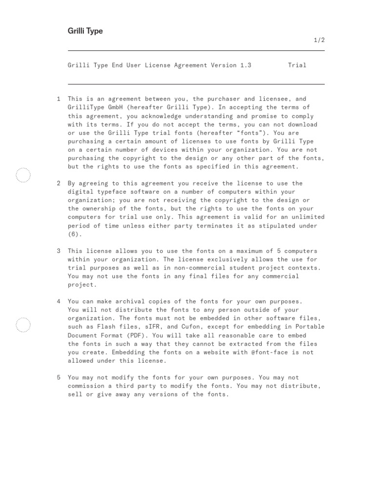 Grilli-Type-Trial-EULA-1_3 | PDF