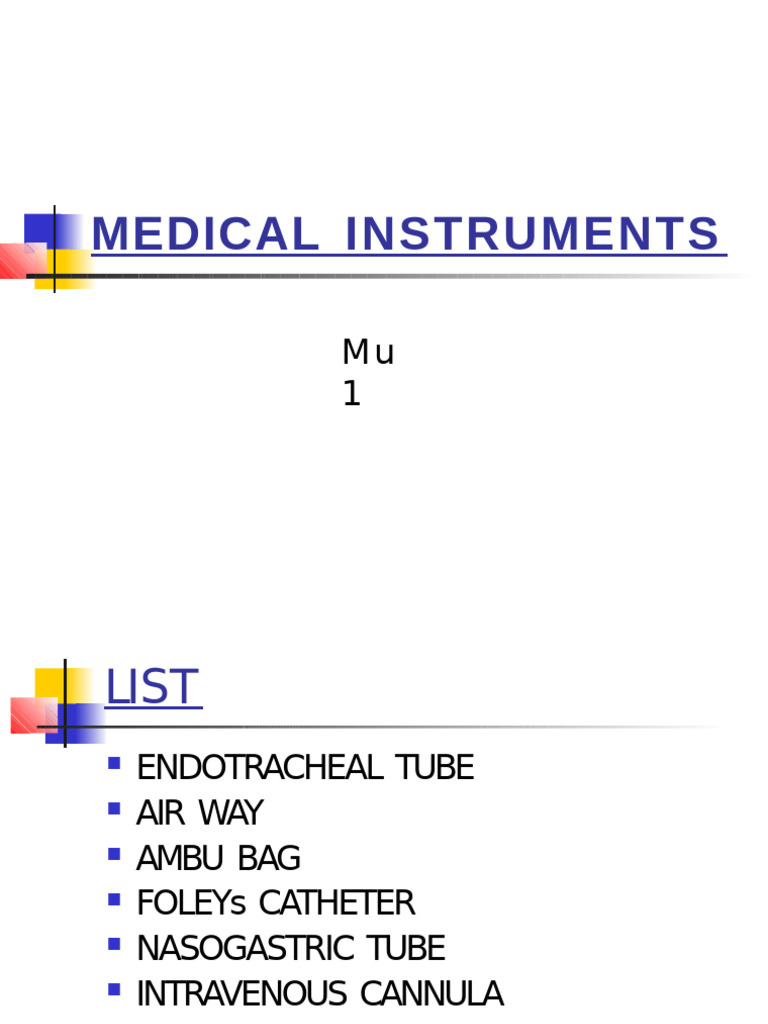 Medicalinstruments 150316023524 Conversion Gate01 | PDF