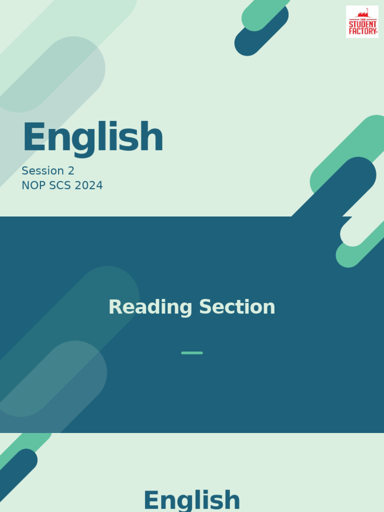 English Session 2 | PDF