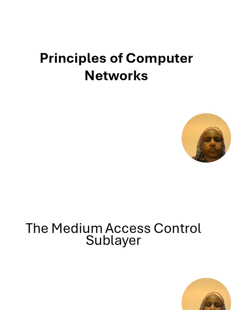 Principles of Computer Networks-MAC (1) | PDF
