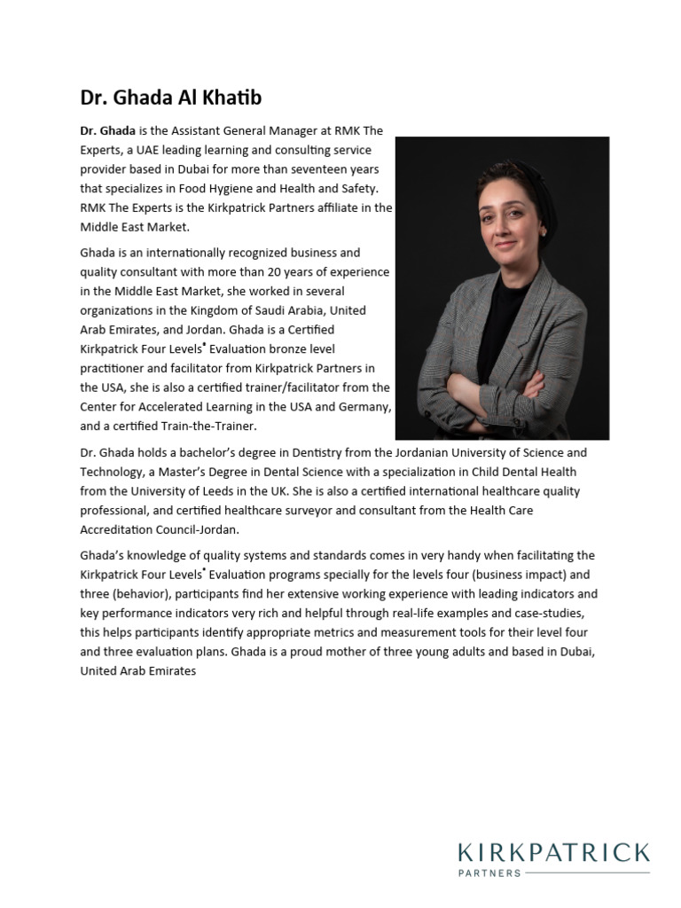 Ghada Al Khatib Bio | PDF