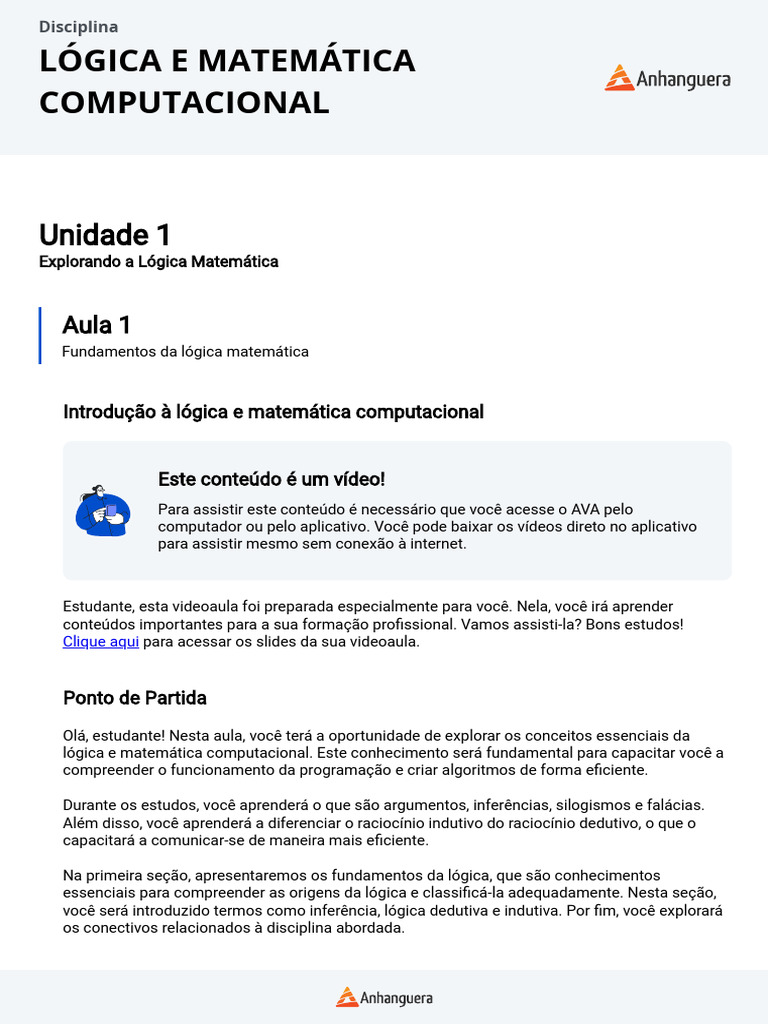 Lógica e Matemática | PDF