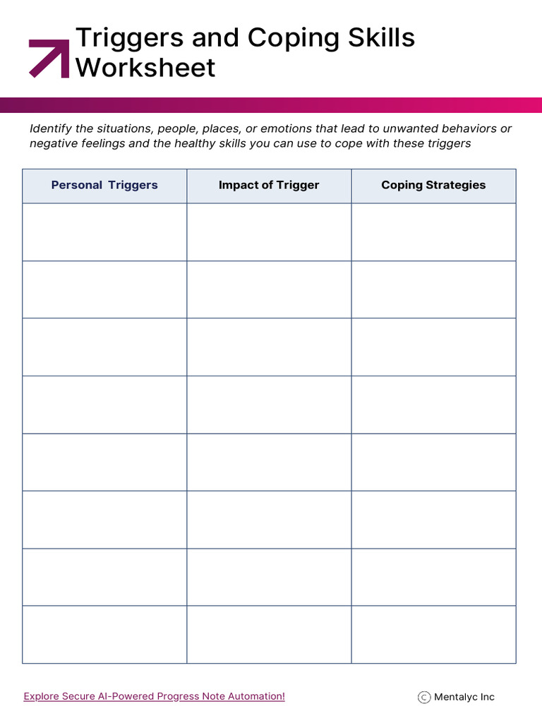 2lhdAAlNjAZ819D4yYpUmZ3Ok6Z Triggers and Coping Skills Worksheet | PDF