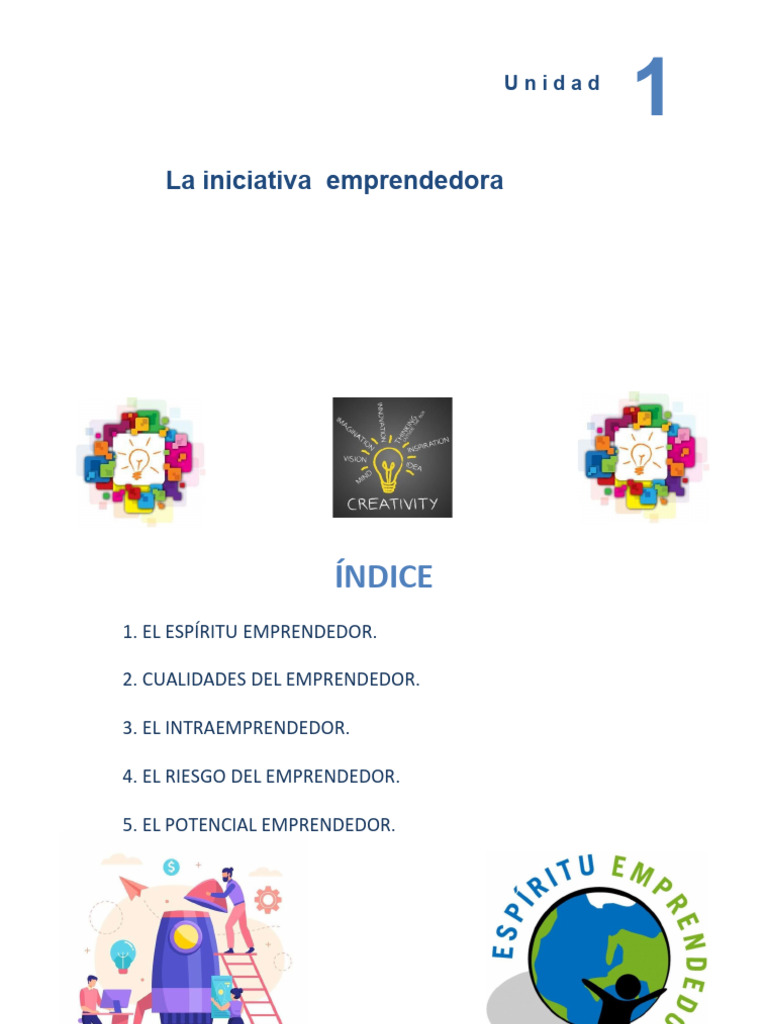 Tema 1 La Iniciativa Emprendedora J | PDF