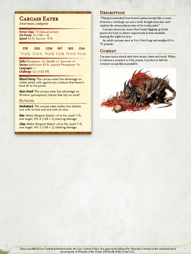 Libris Mortis 5e - Bestiary-10 | PDF