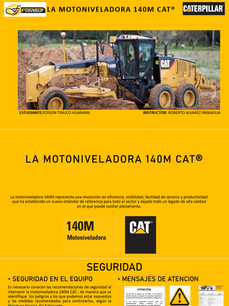 La Motoniveladora 140M Cat® | PDF