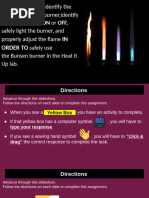 Anatomy and Functions of a Bunsen Burner | PDF