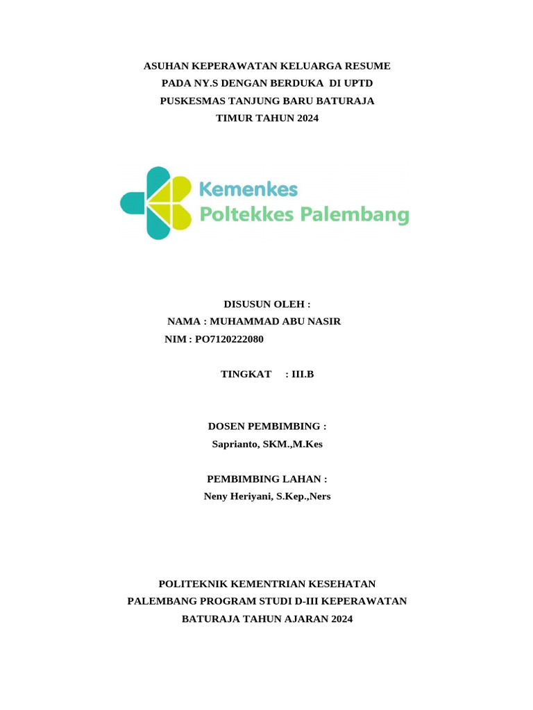 resume keluarga muhammad abu nasir | PDF