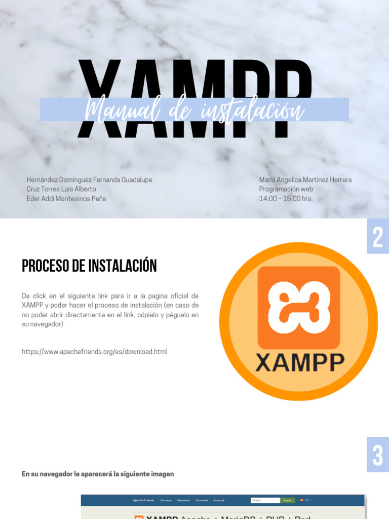 Manual de Instalacion Xampp | PDF