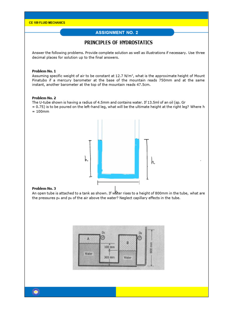 Ce 109 Problem Set No. 2 | PDF
