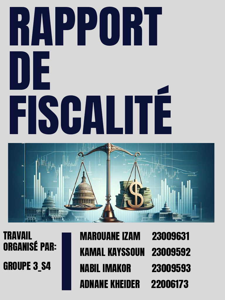 Rapport Fiscalité G3 - S4 | PDF