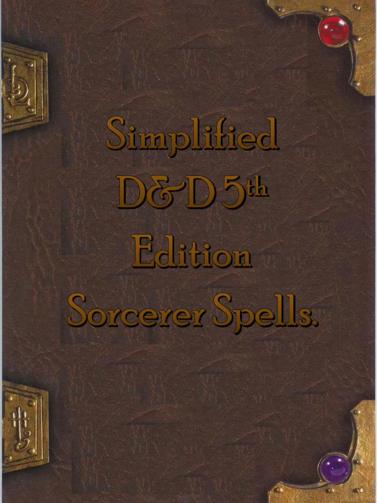 Sorcerers Spells | PDF