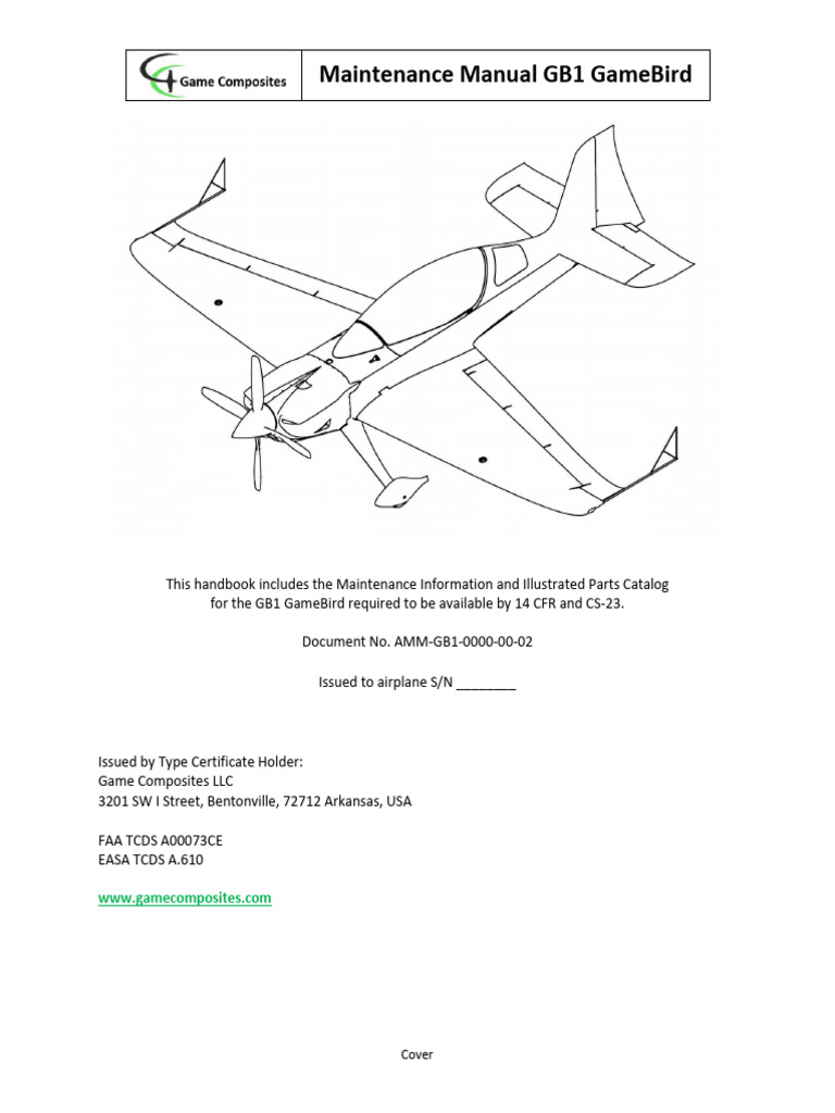 GameBird GB1 Maintenance Manual | PDF