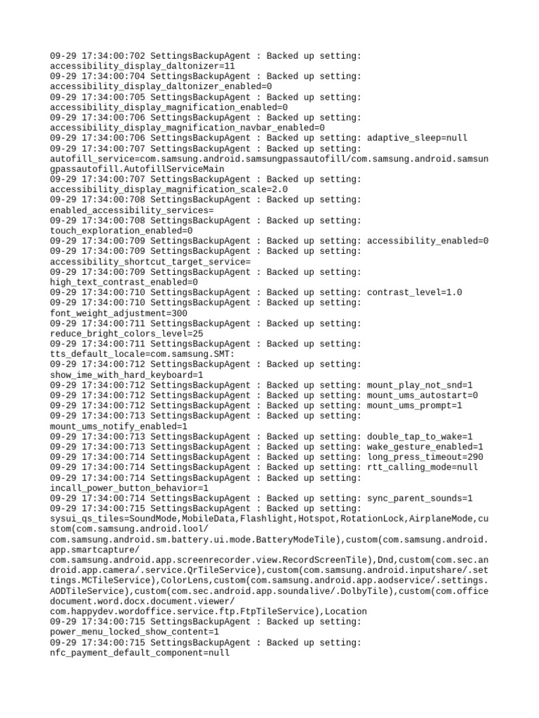 Settings Provider | PDF