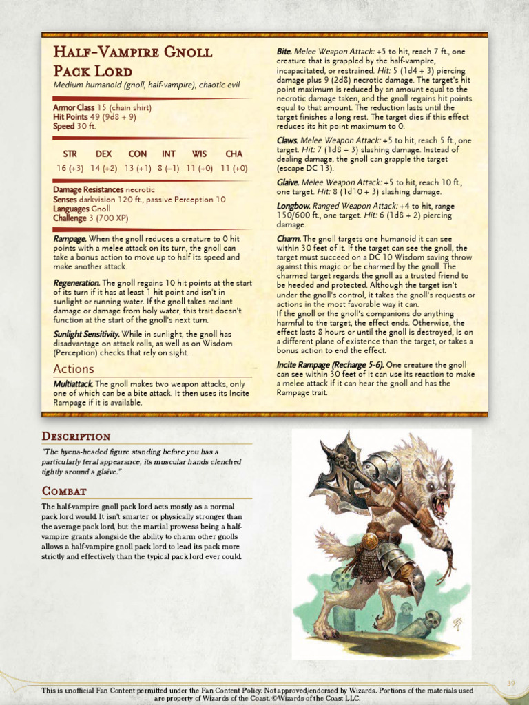 Libris Mortis 5e - Bestiary-39 | PDF