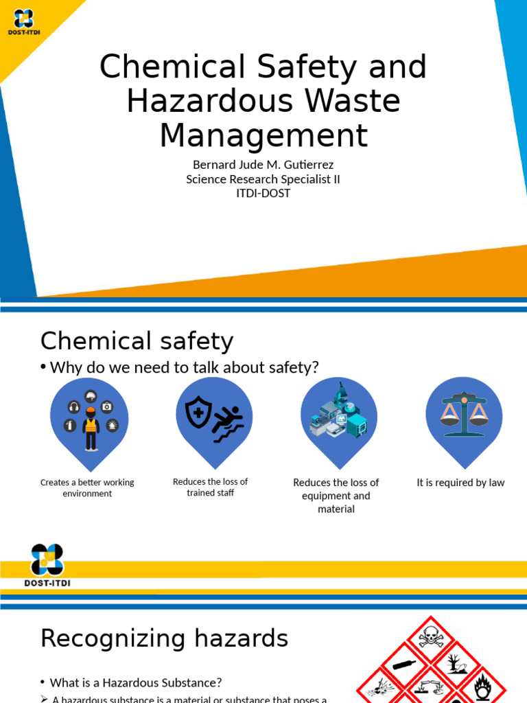 Chem Safety and Haz Waste MGMT | PDF