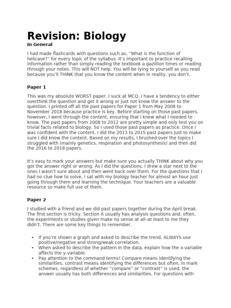 Revision Final | PDF