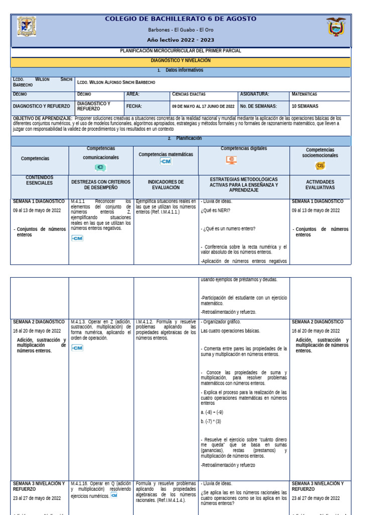 PUM I PARCIAL - 10mo | PDF