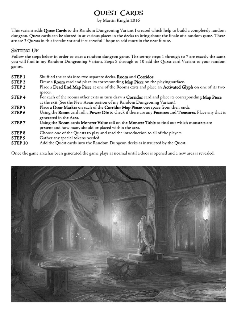 Quest Cards | PDF
