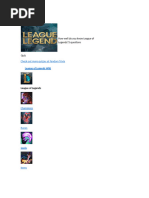 Noxus: Clave en League of Legends | PDF | Juegos y actividades