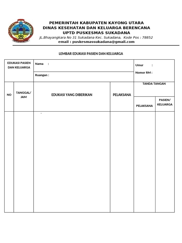 Form Kie Kosong | PDF