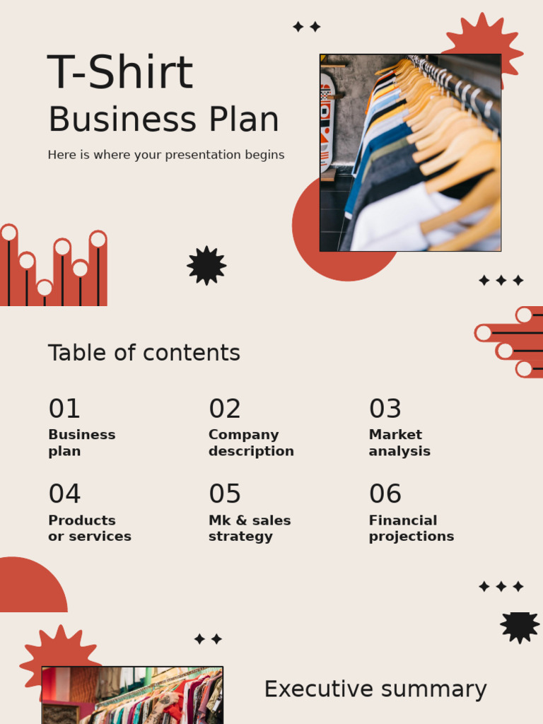 T-Shirt Business Plan Overview | PDF | Marketing | Pricing