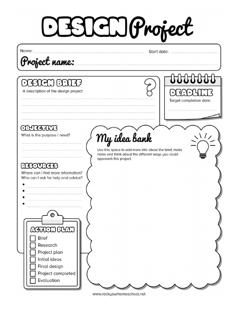 Student Project Planner Pack | PDF