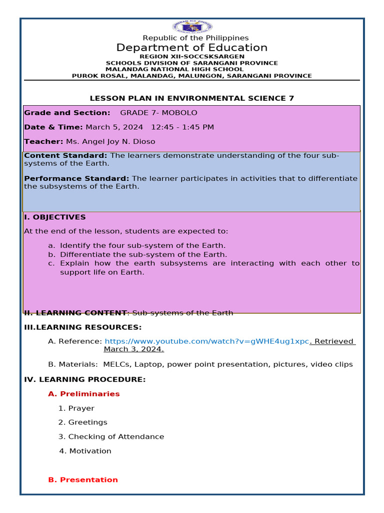 Lesson Plan CO2 | PDF