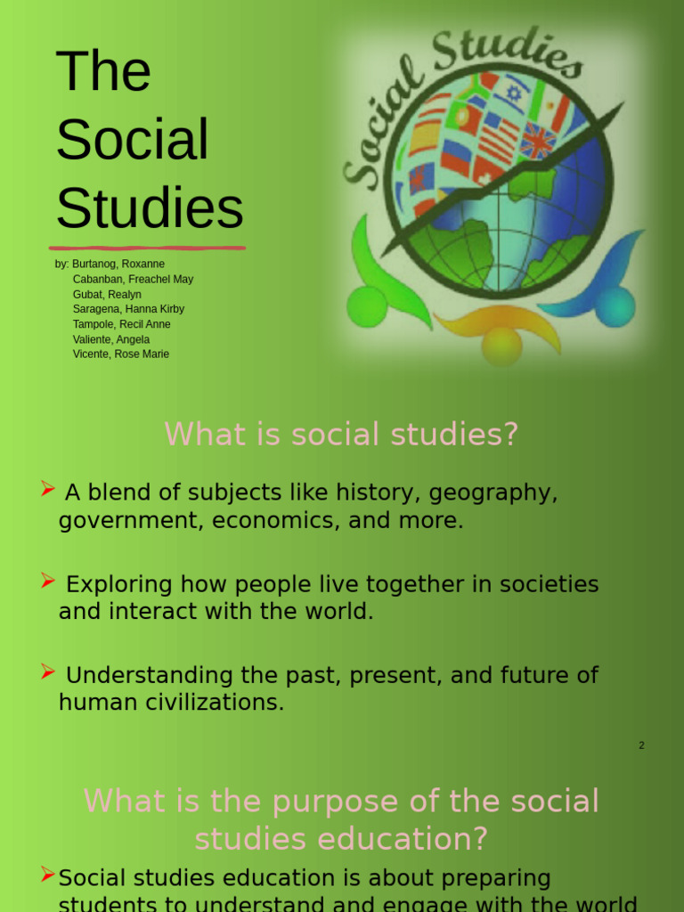 The Social Studies | PDF | Geography | Science
