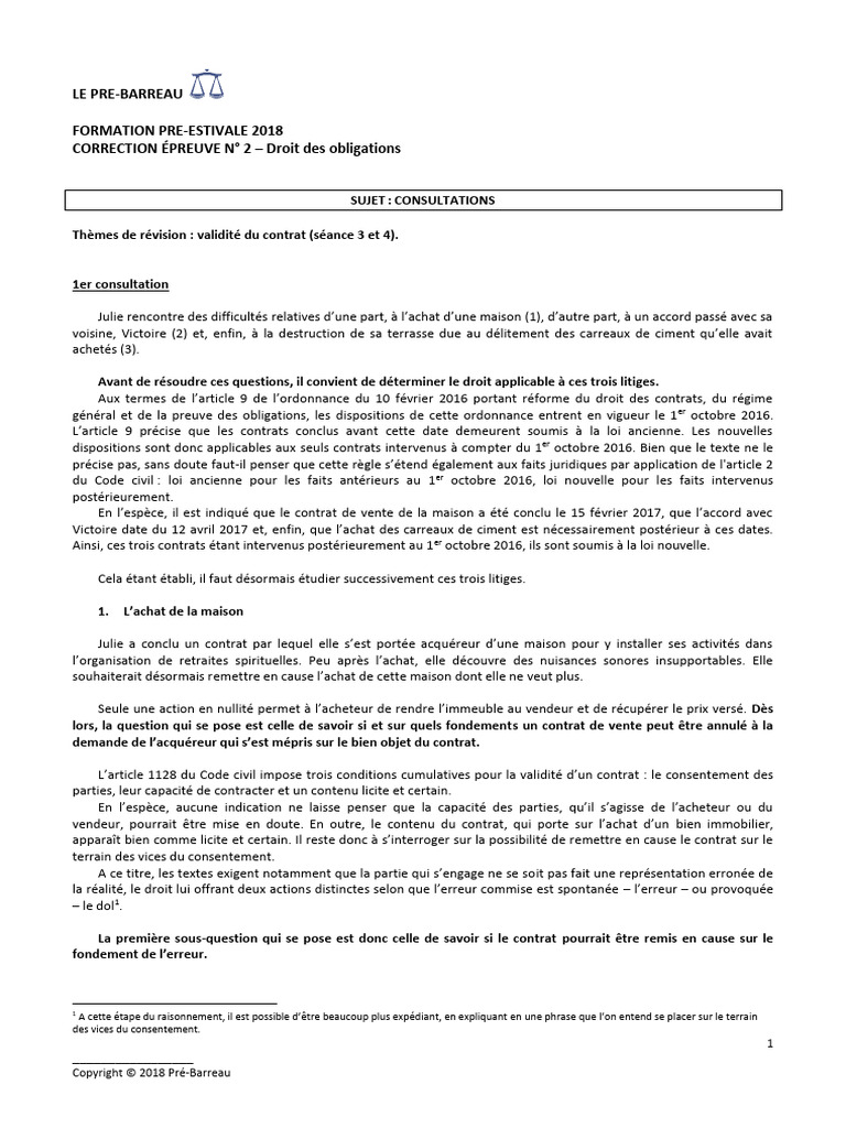Corrigé OB 2 | PDF