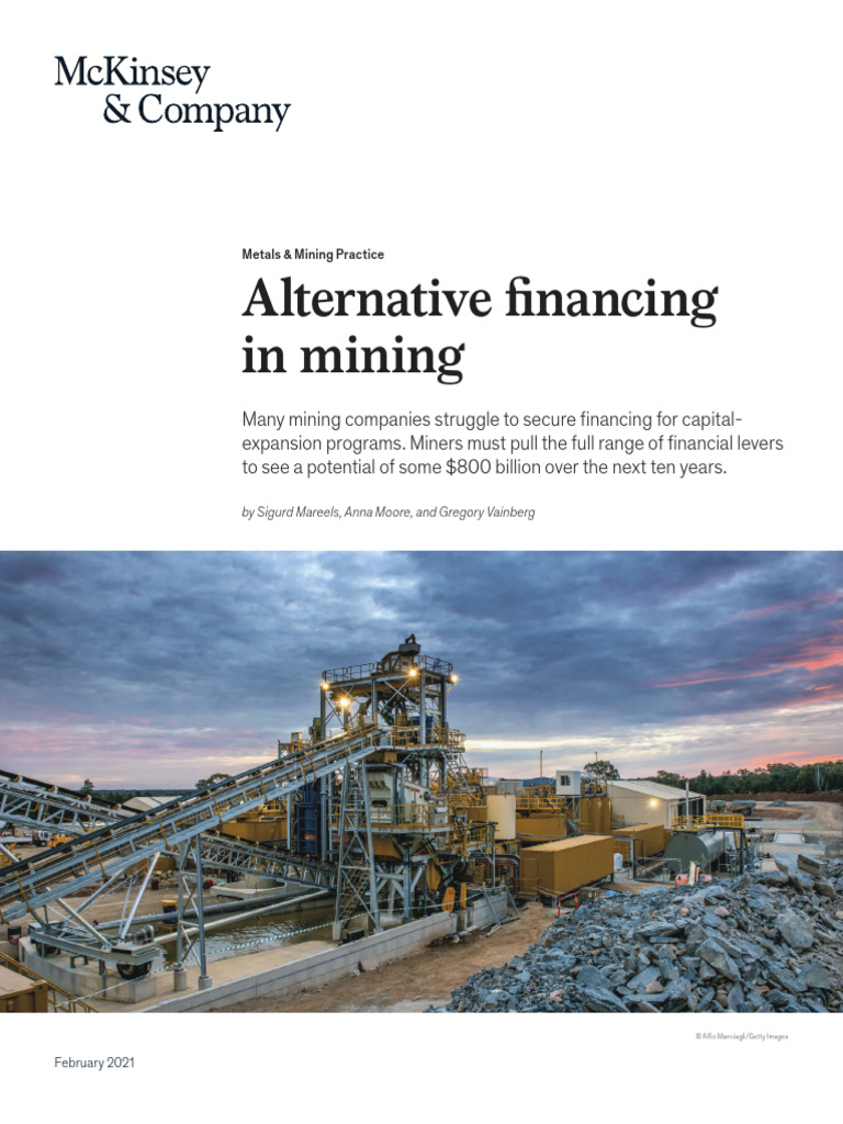 McKinsey - Alternative Financing in Mining | PDF