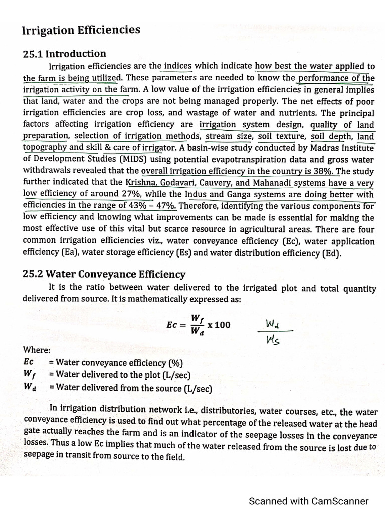 Irrigation Efficiency-1 | PDF