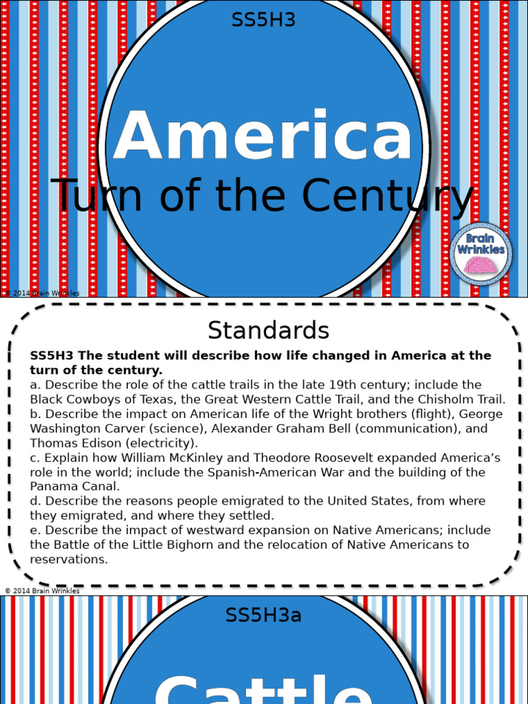 Turn of the Century Powerpoint 5th (3) | PDF