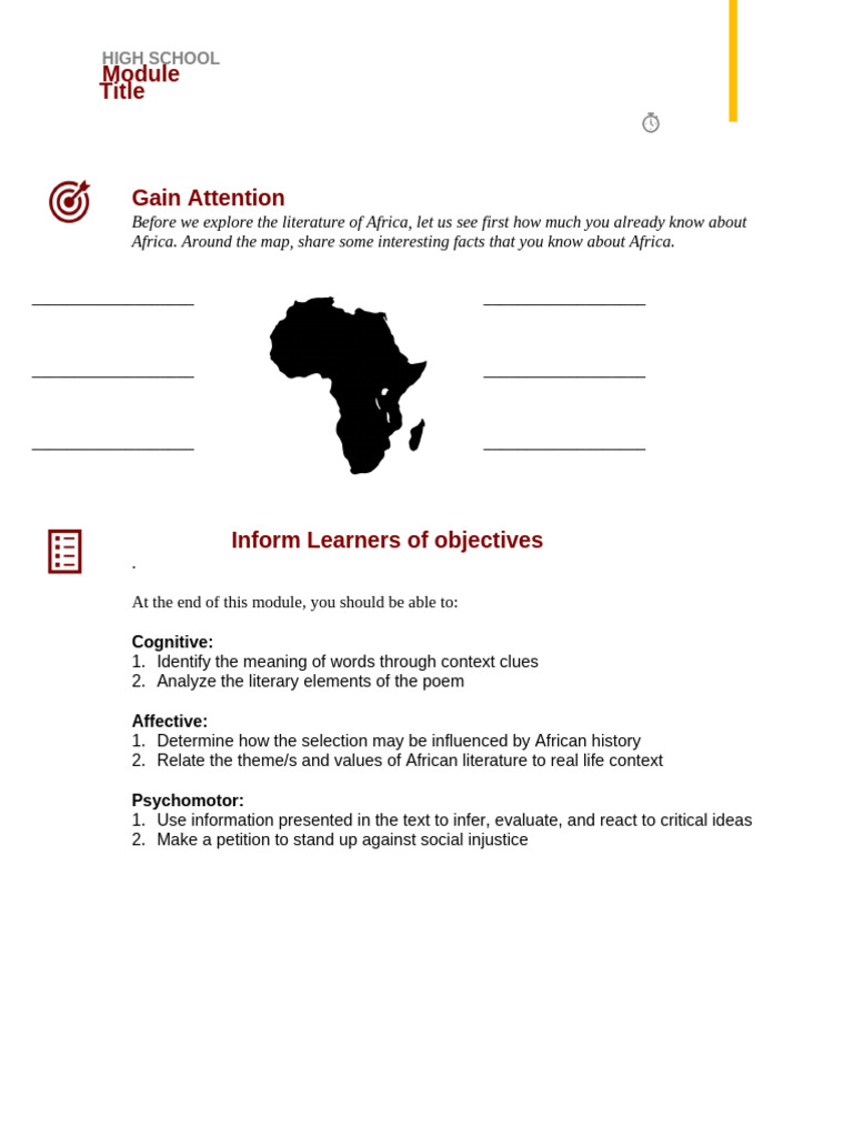 ENGLISH 8-Module 1 | PDF